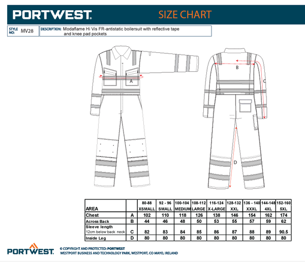 MV28 Hi-Vis Modaflame Coverall - Uniform Your Way